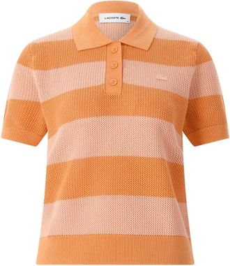 Lacoste Femme, Tops, Orange, Taille: 40 FR Polo Chemises