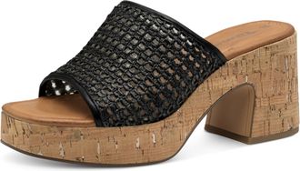 Tamaris Pantolette Damen Blockabsatz schwarz,EU 41