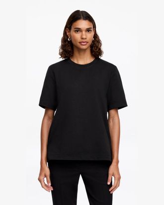 Arket Formbest&auml;ndiges Signature-T-Shirt -Schwarz