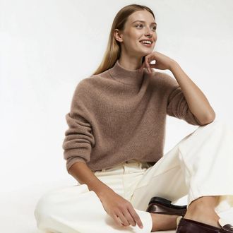 La Redoute Collections Pull En Cachemire Col Montant En Fine Maille