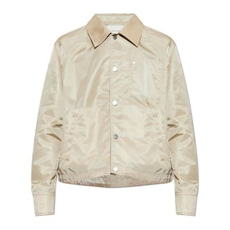 Ami Homme, Vestes, Beige, Taille: L De Coeur Stud Buttoned Jacket