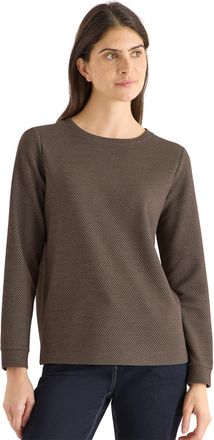 Cecil Damen Two Tone Strukturshirt