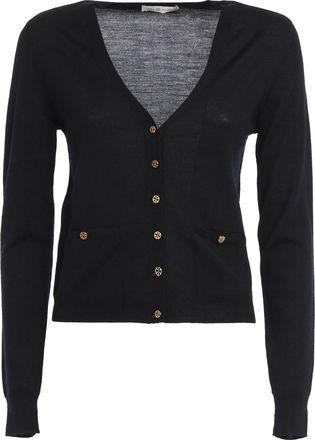 Tory Burch Cardigan Simone - Schwarz