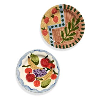 Serax Assiettes &agrave; d&icirc;ner Dljntlas, Shurleey - Set de 2 Serax