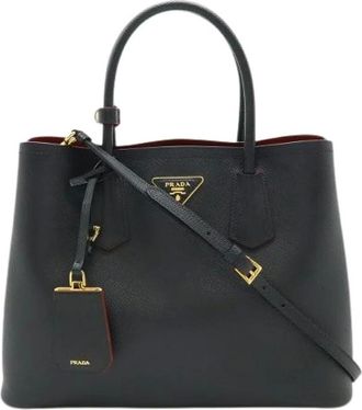 Prada Pre-owned Saffiano 2way Tote Bag - Femme - Pre-owned - Noir - Taille: ONE Size