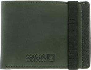 Coronel Tapiocca Portefeuille Aitor Wallet Long Homme Porte-Cartes Monnaies, Vert