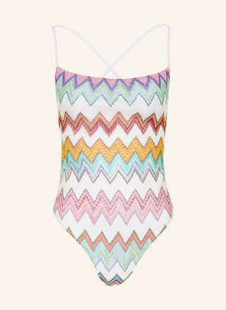 Missoni Badeanzug Mit Glitzergarn rosa