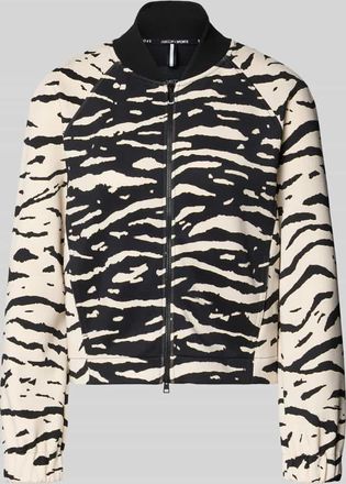 Marc Cain Jacke im Allover-Look mit Zweiwege-Rei&szlig;verschluss
