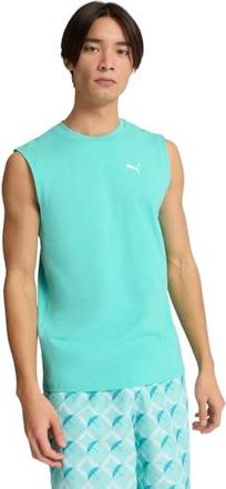 Puma Essentials T-Shirt sans Manches pour Homme (Grandes Tailles Disponibles), Aquatic Ss25, S