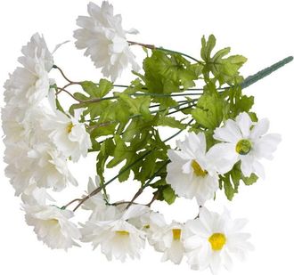 Botanic-Haus künstlicher Margeritenbusch/künstliche Margerite mit 11 Stielen Farbe: weiß