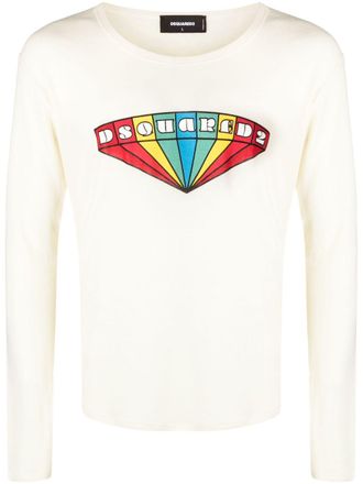 Dsquared2 sweat en laine &agrave; imprim&eacute; graphique - Tons neutres