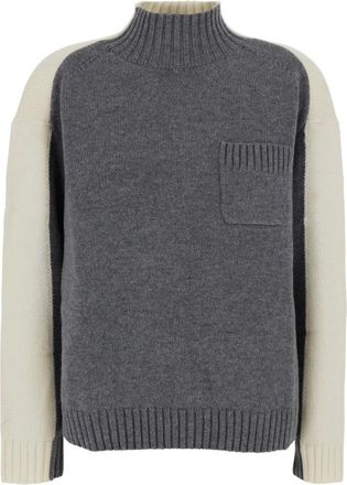 Semicouture Femme, Pulls, Gris, Taille: 38 FR Winnie Knit