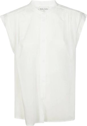 Forte_Forte Femme, Tops, Blanc, Taille: 38 FR Camicia Voile SM