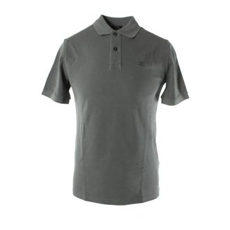 C.P. Company Logo Polo - - Tops - Herren - Grau - XS
