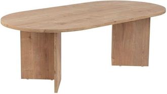 Hanah Home Élégante Table à café en chêne Saphir, 119 x 39,8 x 60 cm, 100% mélamine, épaisseur 18 mm, élégante et Fonctionnelle pour Les espaces de Vie Modernes