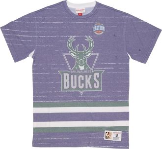 Mitchell & Ness NBA Jumbotron 3.0 Tee Multi/Wei&szlig; - - Tops - Herren - Mehrfarbig - S