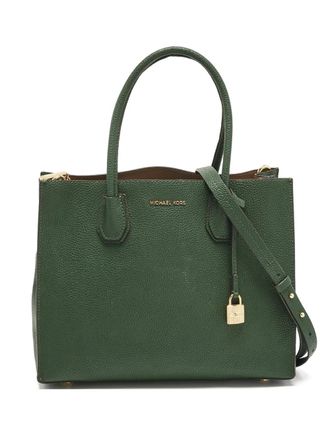 Michael Kors sac cabas Mercer en cuir - Vert