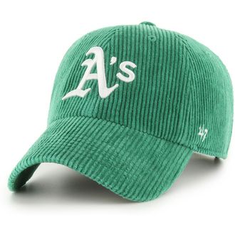 47 Brand 47 CAP MLB OAKLAND ATHLETICS WIDE CORD CLEAN UP KELLY