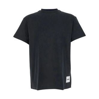 Jil Sander Homme, Tops, Noir, Taille: S Ensemble de 3 T-shirts &agrave; Manches Courtes