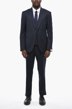 Corneliani Dreiteiliger Jacquard-Anzug aus Seidenmischung CERIMONIA ACADEMY Corneliani