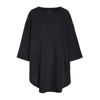 Bitte Kai Rand Luftige Leinentunika - - Blouses & Shirts - Damen - Schwarzk - S