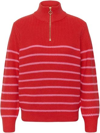 Kaffe Rollkragenpullover - - Knitwear - Damen - Rot - M