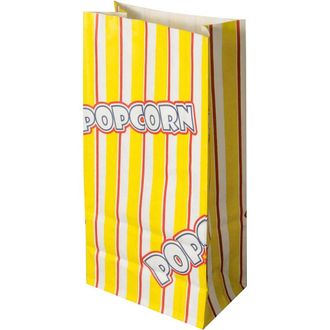 Papstar 100 Popcorn T&uuml;ten, Pergament-Ersatz 1,3 l 20,5 cm x 10,5 cm x 6 cm Popcorn fettdicht, Sie erhalten 100 St&uuml;ck