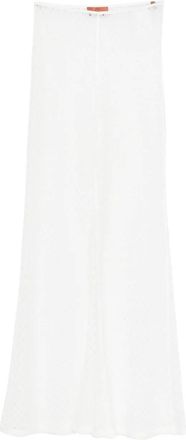 Missoni open-knit trousers - Wei&szlig;