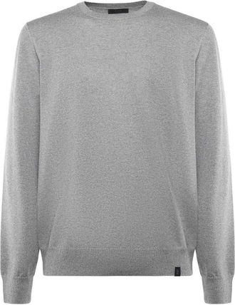 Fay Pull Col Rond - Gris