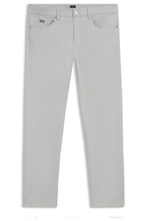 BOSS Hommes H-Delaware5 Pantalon Slim Delaware en Satin de Coton Stretch