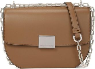 Karl Lagerfeld K/Forever Umhängetasche aus Leder - Nude