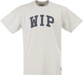 Carhartt Work in Progress Homme, Tops, Gris, Taille: M T-shirt WIP Arc Logo
