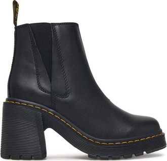 Dr. Martens Stiefeletten Spence Leather Flared Heel DM26440001 Schwarz