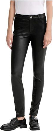 Zadig&Voltaire Femme, Pantalons, Noir, Taille: 42 FR Phlame Leather Pants