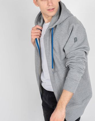Invicta Sweatshirt Zip-Hoodie Herren Grau