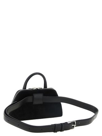 Coperni Duffle Leather Belt Bag - Black