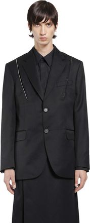 Simone Rocha Structured Slash Blazer with Daisy