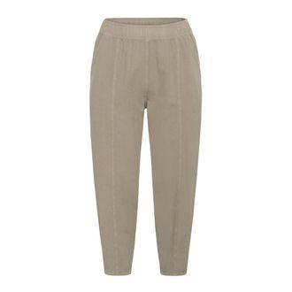 Kaffe Curve Slim-fit Pantalons - Femme - Pantalons - Beige - Taille: 44 FR
