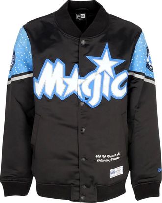 New Era Homme, Vestes, Multicolore, Taille: L NBA CE Snap Satin Jacket