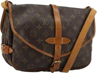 Louis Vuitton Sac bandouli&egrave;re Saumur 30 Pre-owned - Femme - Pre-owned - Brun - Taille: ONE Size