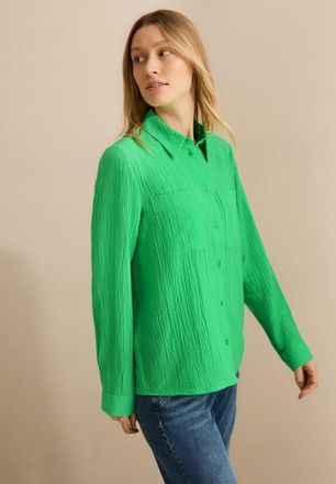 Cecil Langarmbluse mit Brusttaschen