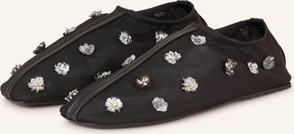 CHRISTOPHER ESBER Christopher Esber Ballerinas Embla Mit Pailletten Und Schmucksteinen schwarz