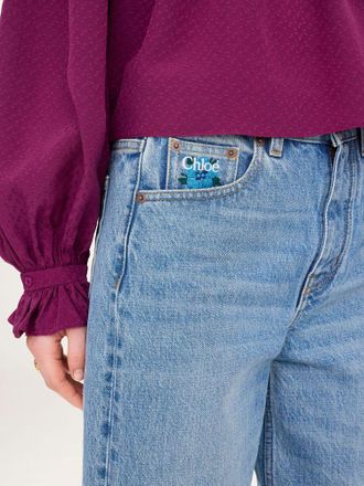 Chlo&eacute; Wide-Leg Jeans