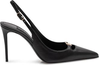 Dolce & Gabbana Femme, Chaussures, Noir, Taille: 37 1/2 EU Escarpins Slingback