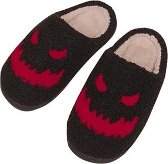 Generic Pantoufles pour femme avec coussin en mousse &agrave; m&eacute;moire de forme - Lavable - Coton antid&eacute;rapant - Chaussures dint&eacute;rieur l&eacute;g&egrave;res et d&eacute;contract&eacute;es, Noir,