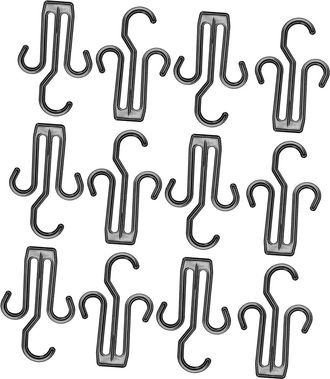 Valiclud 12stücke Teiliges Schuhaufhänger Aus Verstärktem Kunststoff Praktische Trocknende Schuhhalter Für Hausschuhe Und Schuhe Platzsparend Und Vielseitig Fü