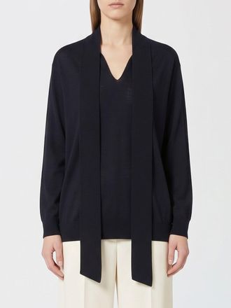 Valentino Garavani Pull en pure laine vierge avec col lavalli&egrave;re