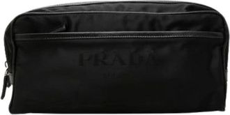 Prada Pre-owned Vintage Pouch - Femme - Pre-owned - Noir - Taille: ONE Size