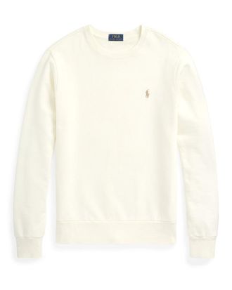 Ralph Lauren Unifarbenes Sweatshirt mit Poloreiter-Stickerei in