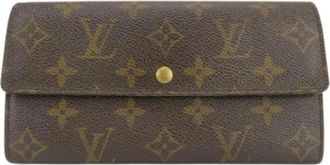 Louis Vuitton Pre-owned Monogram Long Wallet (bi-fold) - Femme - Pre-owned - Brun - Taille: ONE Size